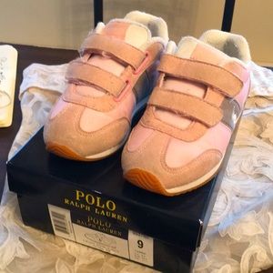 Polo by Ralph Lauren Shoes | Girls Polo Tennis Shoes Pink | Poshmark